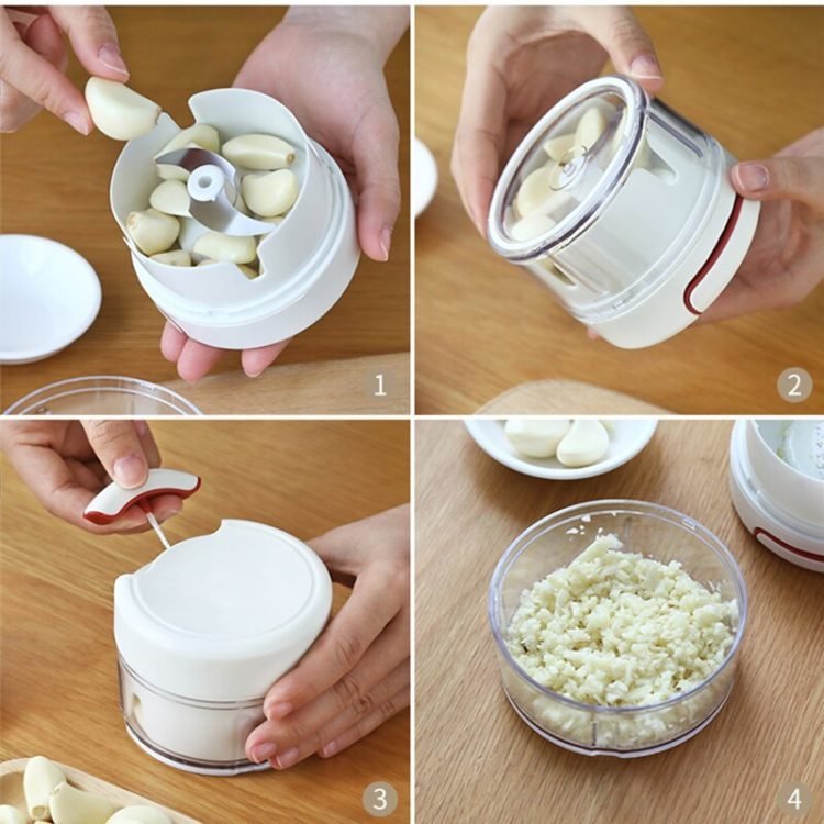 Mini Chopper - Garlic Mincer, Food Processor, Onion Chopper Grinder ...